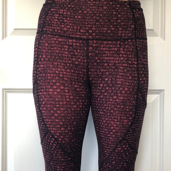 lululemon athletica | Pants & Jumpsuits | Cropped And Patterned Lulu ...